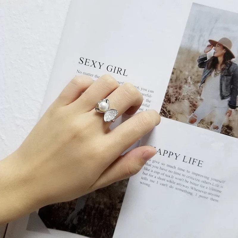 Adjustable Solid Sterling Silver Ring Setting Ring Mounting | Etsy