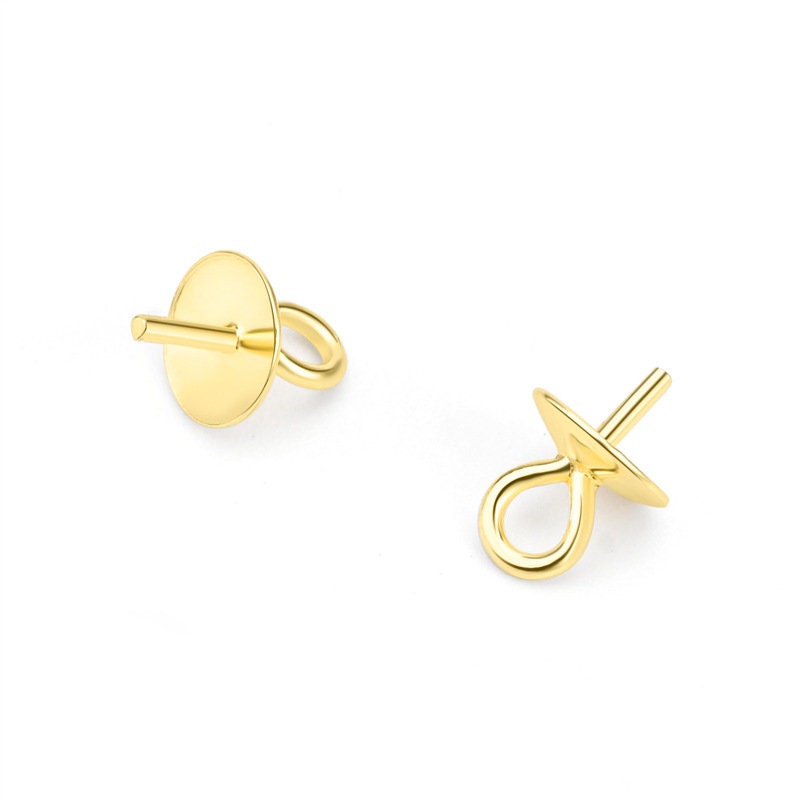 10pcs Solid sterling silver pendant cap for jewelry making | Etsy