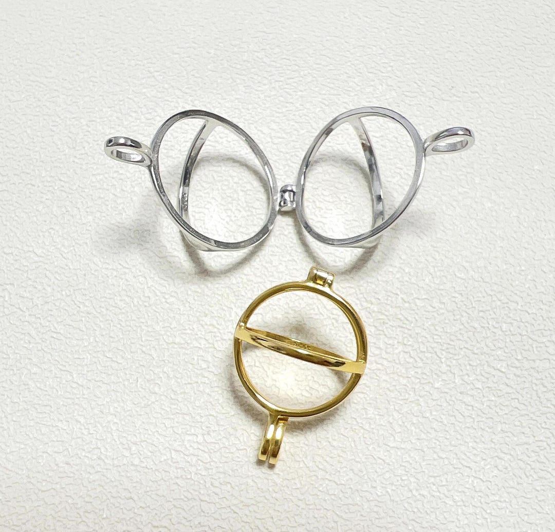 Solid S925 Sterling Silver Pearl Cage, Pendant Cage for Pearl or ...