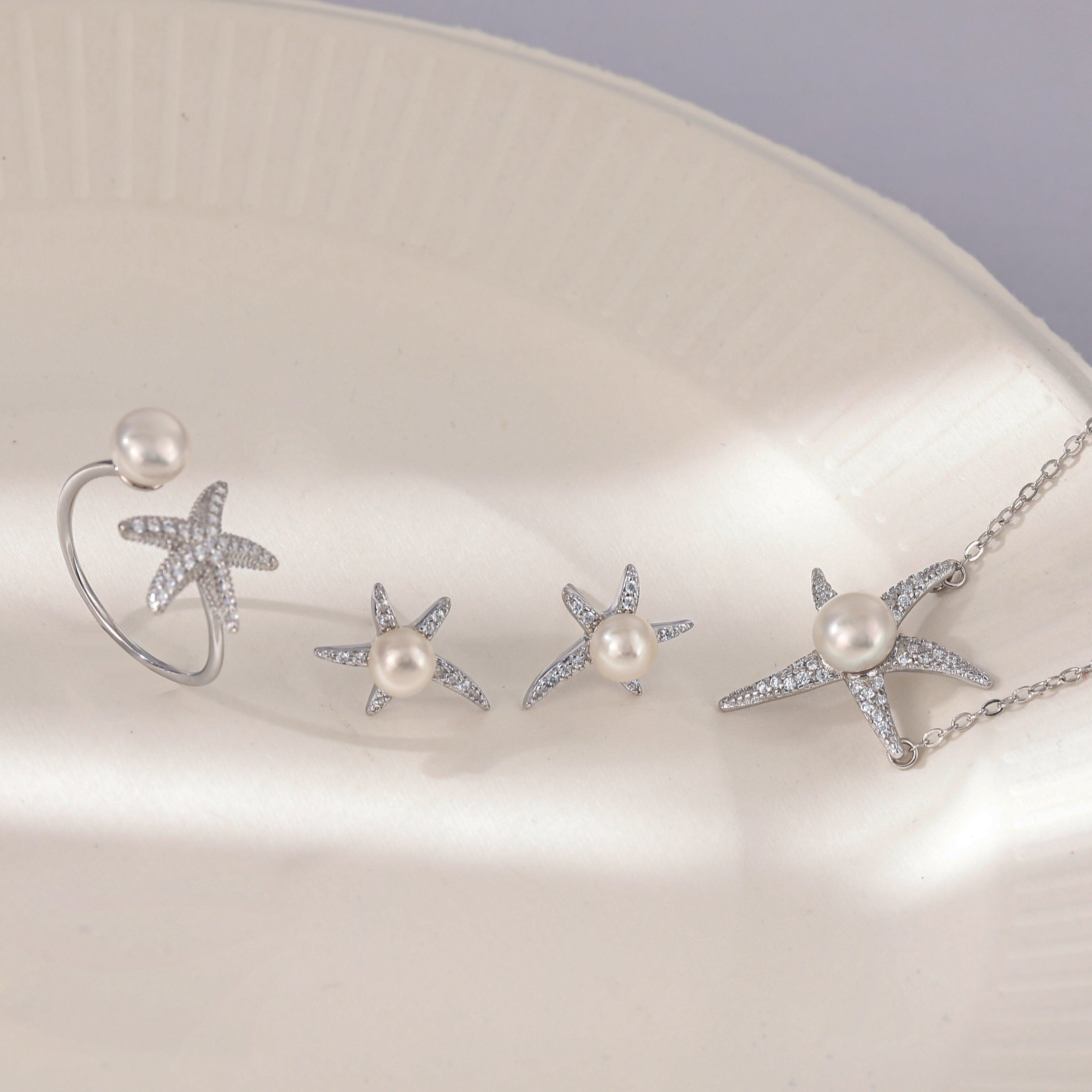 Adjustable Solid Sterling Silver Ring Setting for Pearl or | Etsy