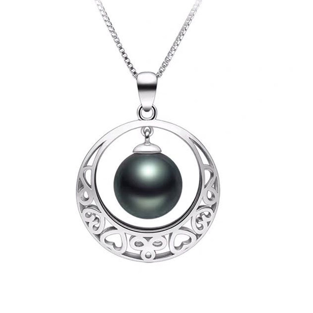 S925 Sterling Silver Pendant Setting for Pearl or Gems, Pearl Pendant ...
