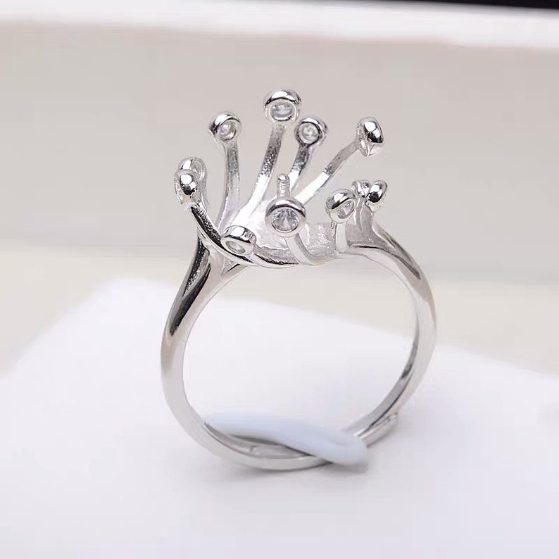 1 Pc Solid Sterling Silver Ring Setting Ring Mounting Ring | Etsy