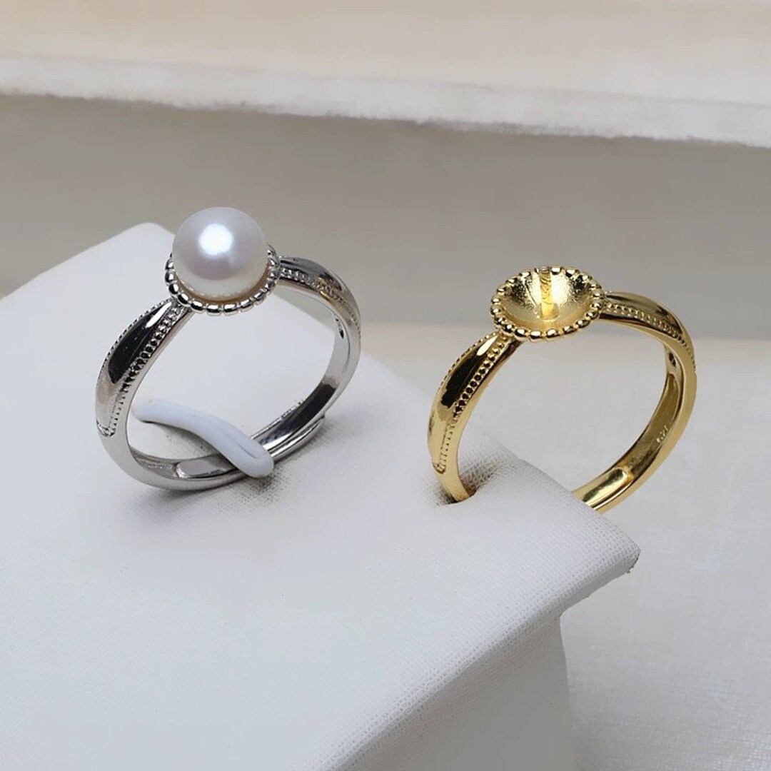 1 Pc Solid Sterling Silver Ring Setting, Ring Mounting, Ring Blank ...