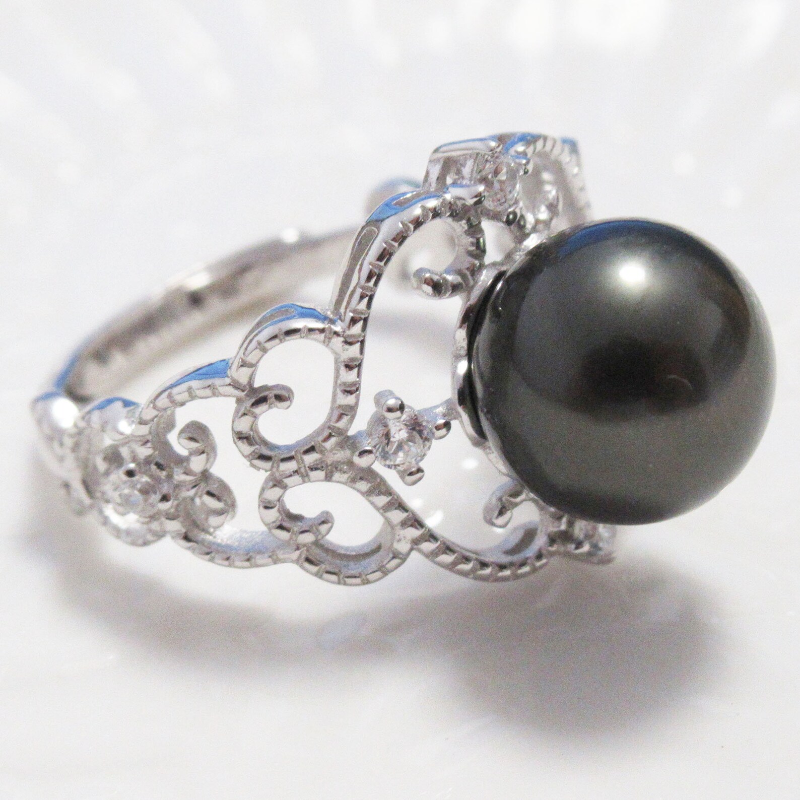 Adjustable solid S925 sterling silver ring settingvintage | Etsy