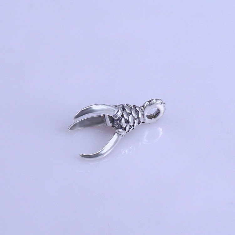 925 Solid Sterling Silver Pendant Setting, Wholesale Eagle Claw Pendant ...