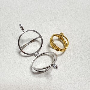 Solid S925 Sterling Silver Pearl Cage, Pendant Cage for Pearl or ...