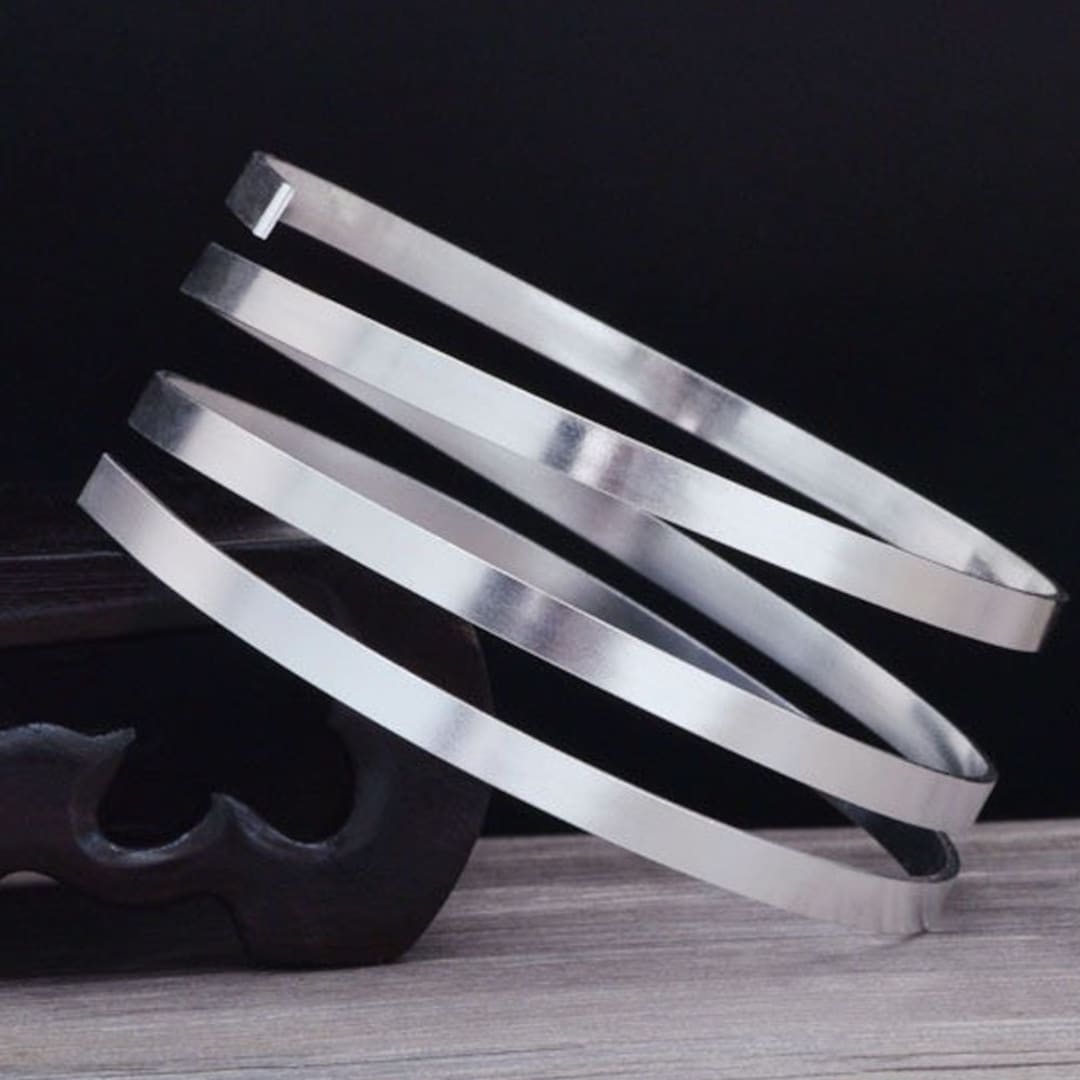 Pure Silver Bezel Wire, 999 Fine Silver Bezel Strip Wire, Flat Smooth ...