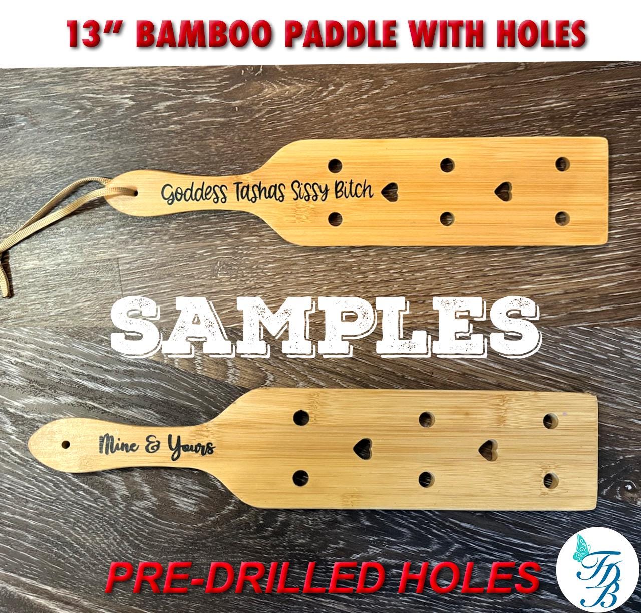 BDSM Paddles - Unique Wood Burnt Finish - Personalized or Blank ...
