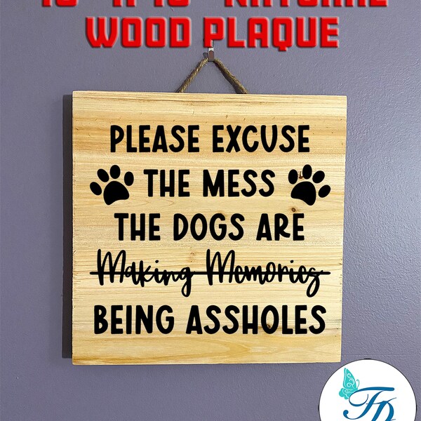 Funny Dog Sign - Etsy
