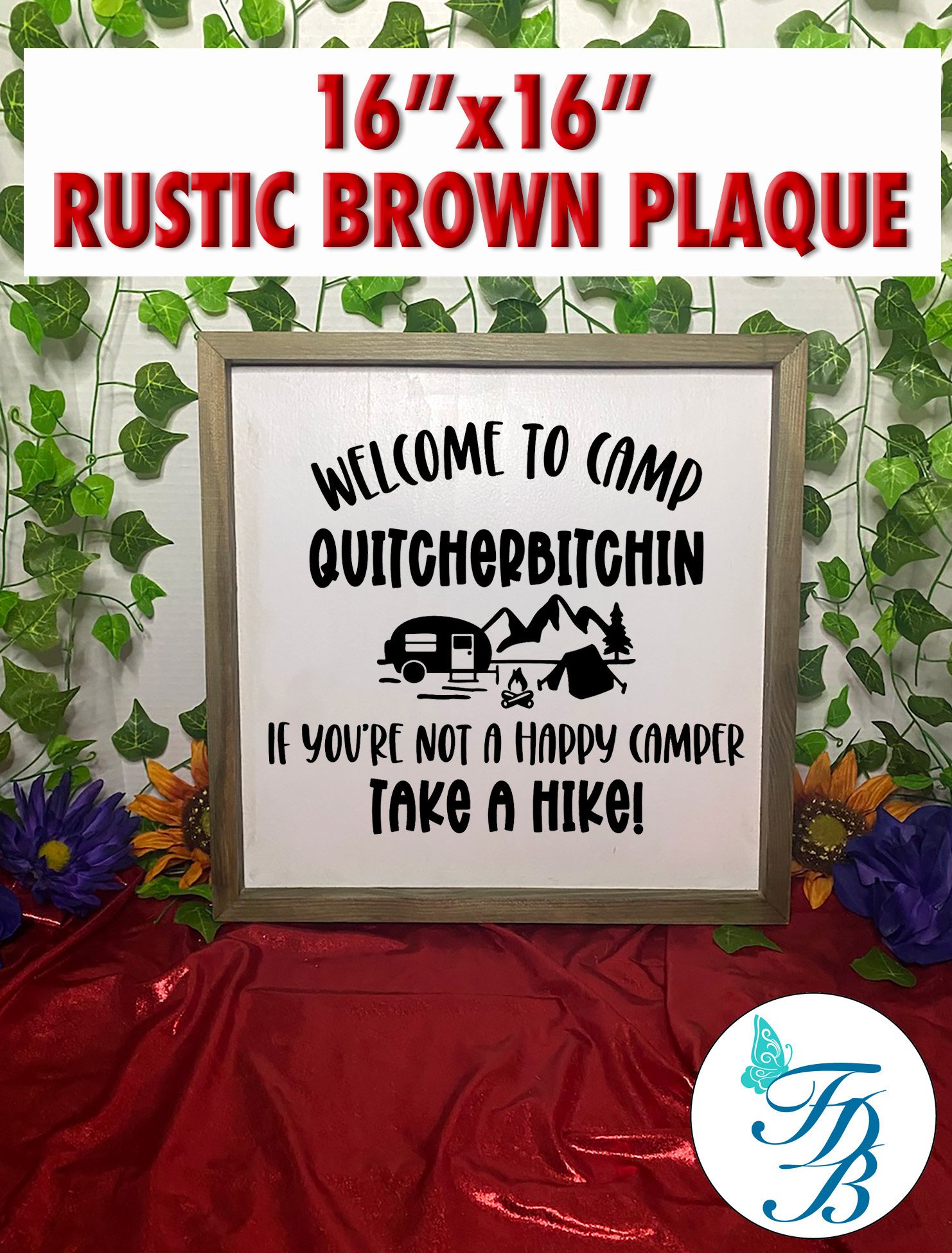 Welcome to Camp Quitcherbitchin Take A Hike Funny Camping - Etsy