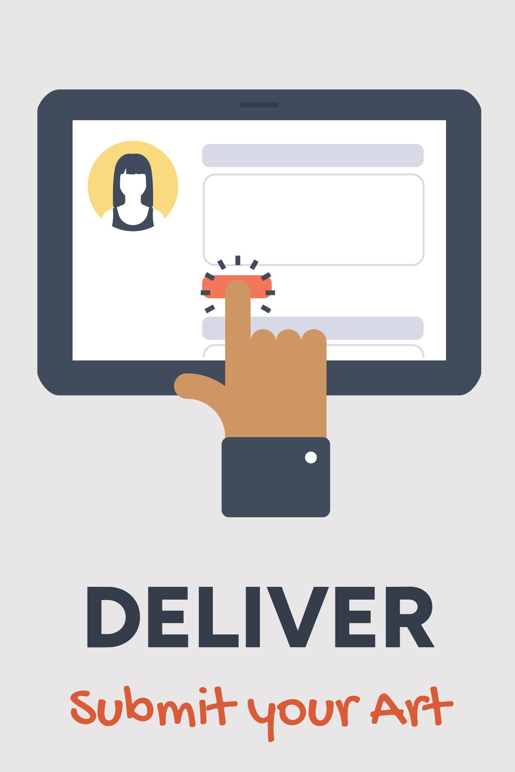 DIGITAL Design Process Poster Set - Style E - Etsy