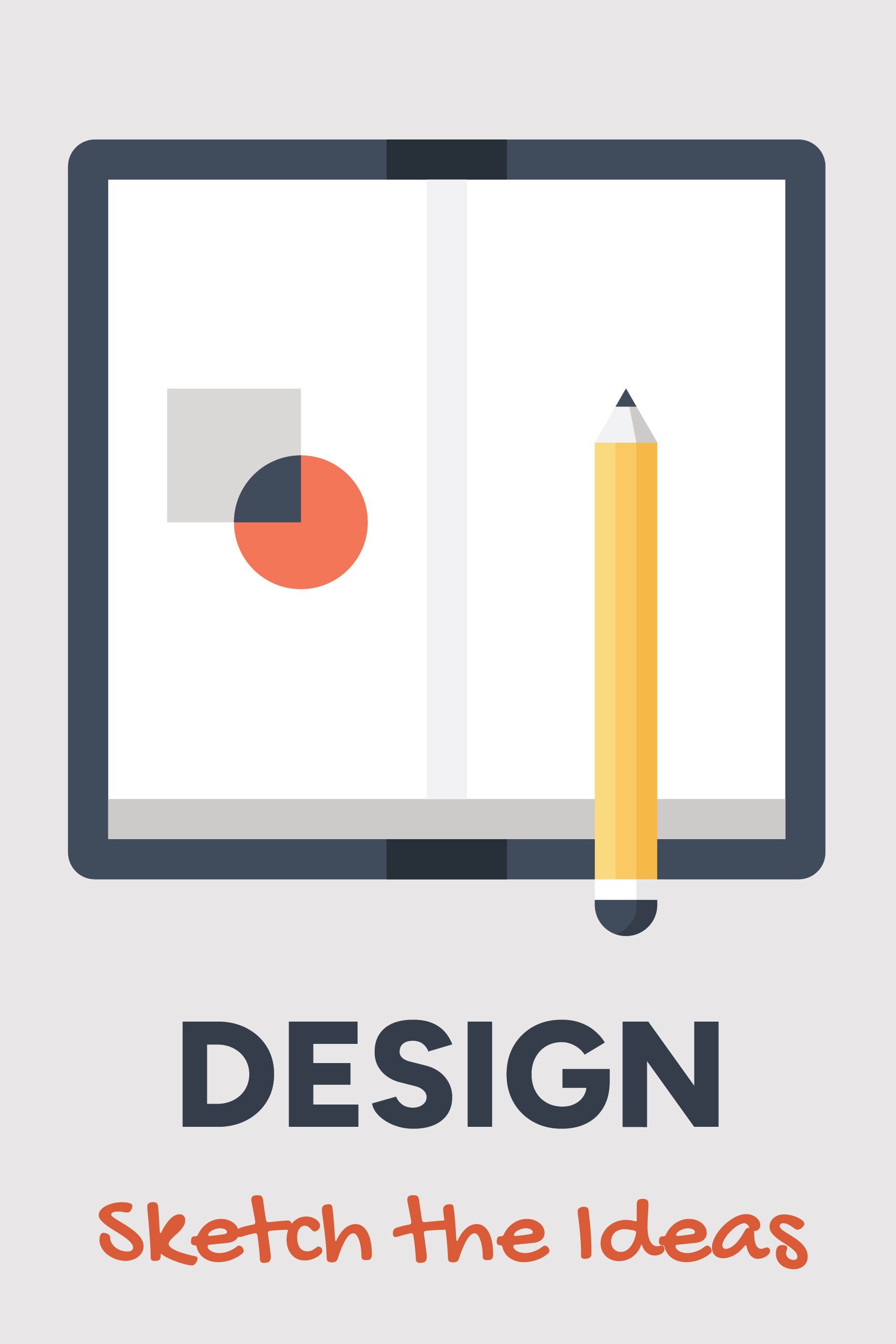 DIGITAL Design Process Poster Set - Style E - Etsy