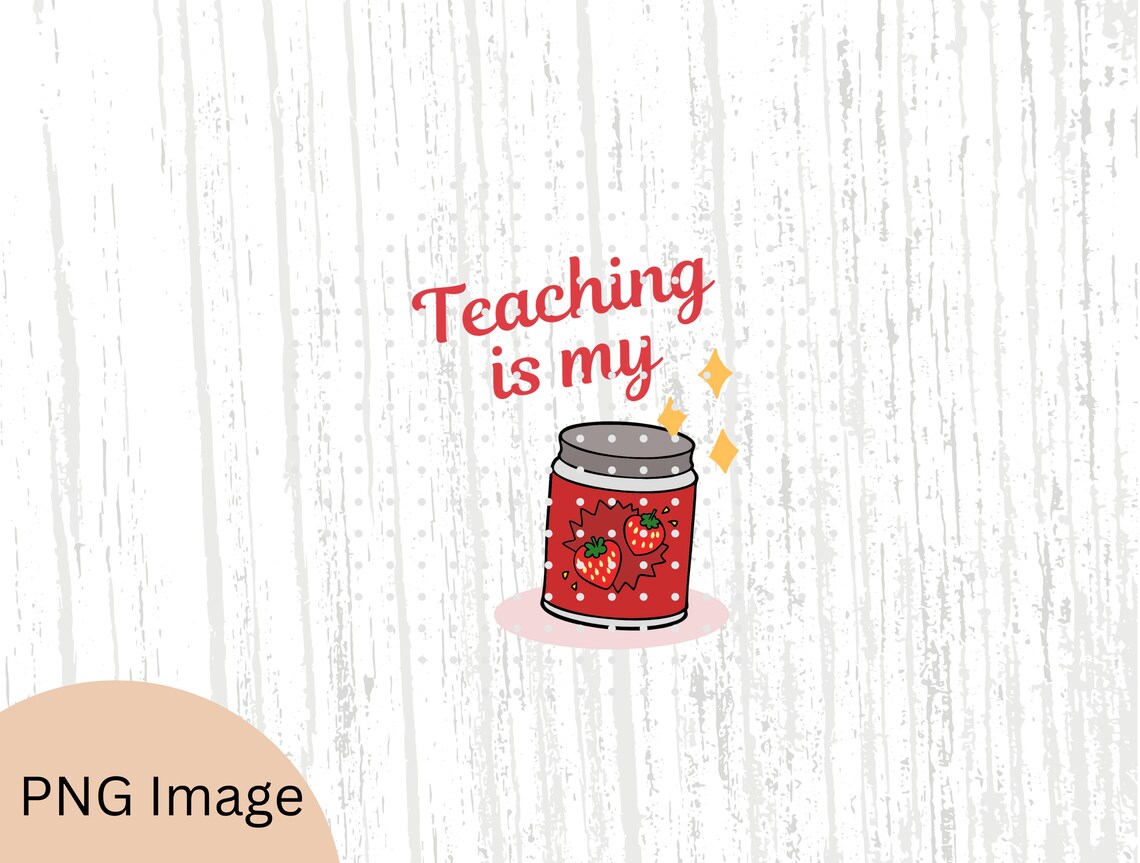 Teaching is My Jam, Teachers PNG, SVG, Cute Digital File - Etsy