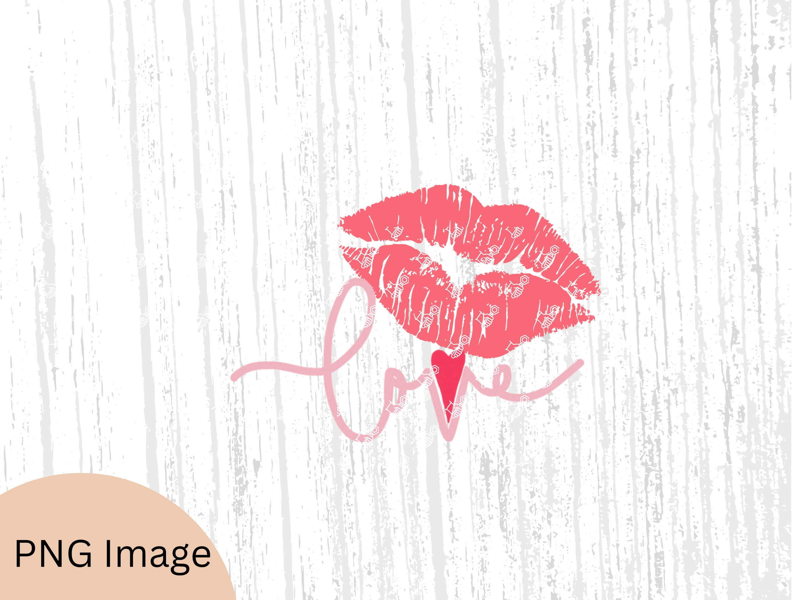 Love Kiss, Valentine's Day, Cute, SVG, PNG Digital File - Etsy