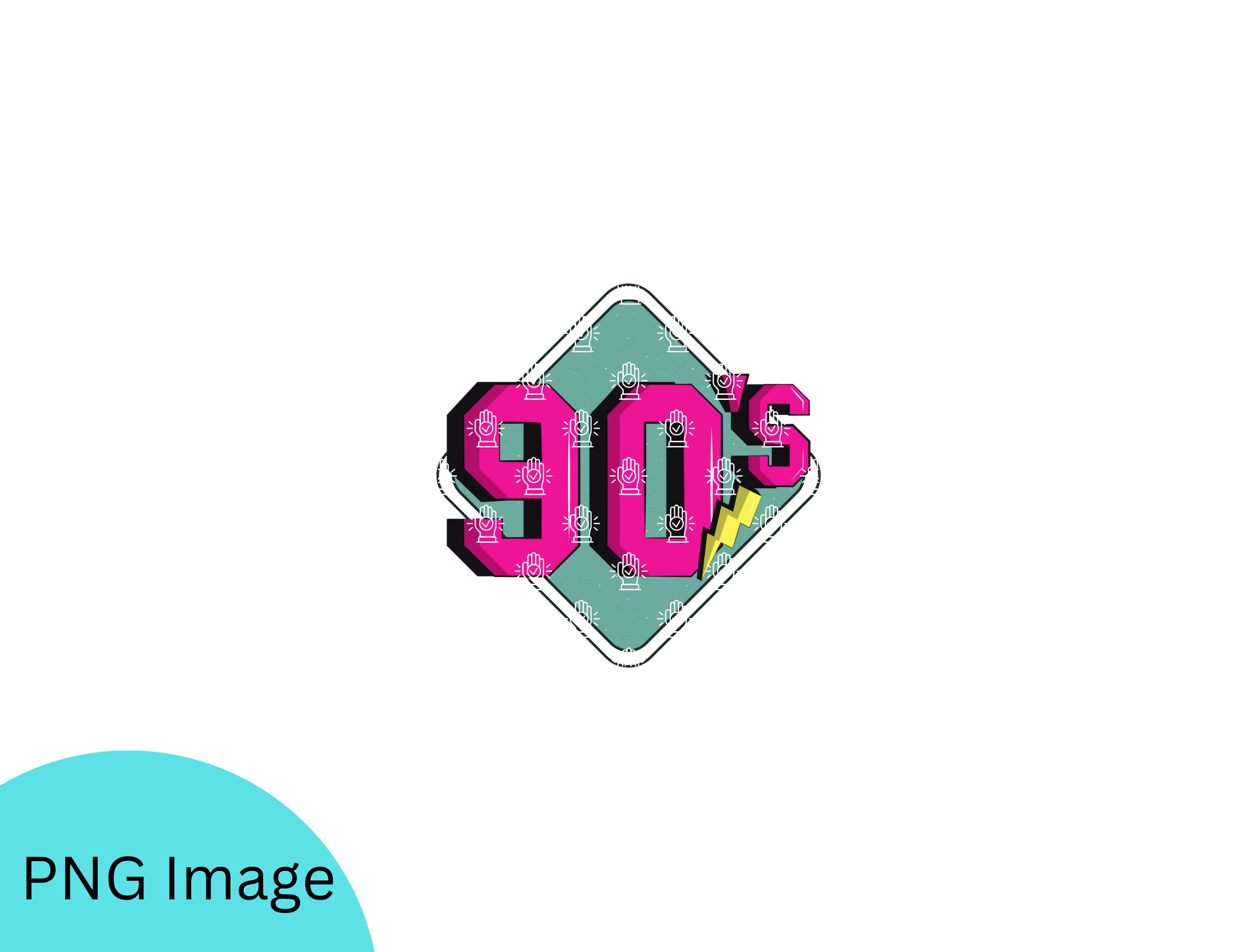 90's Logo, Design, Kids, Women, PNG, SVG Digital PNG File - Etsy