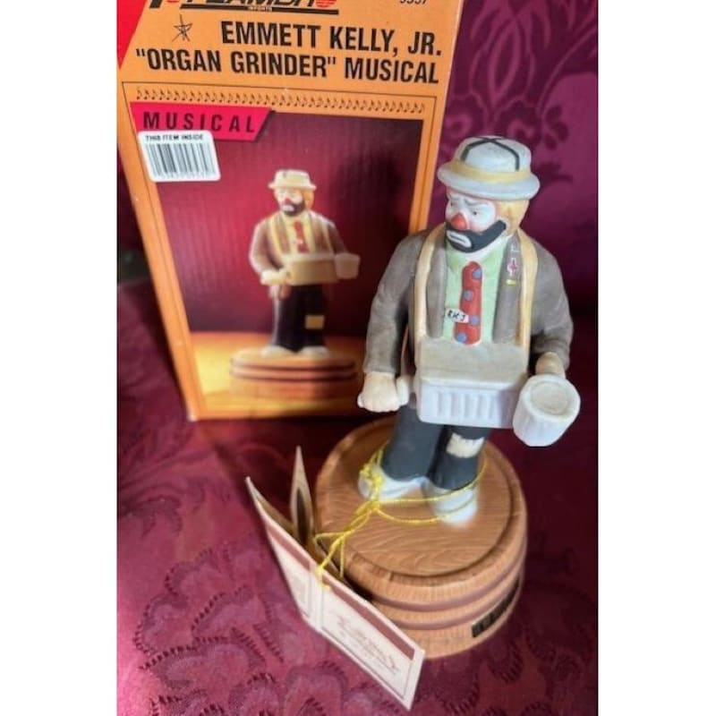 Vintage Wind up Clown Box - Etsy Canada