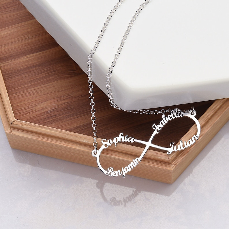 Infinity Necklace With Names