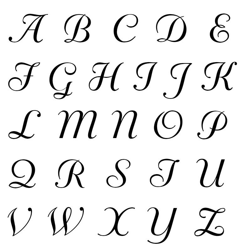 Personalized Rose Pendant Initial Charms Necklace Gold Silver | Etsy