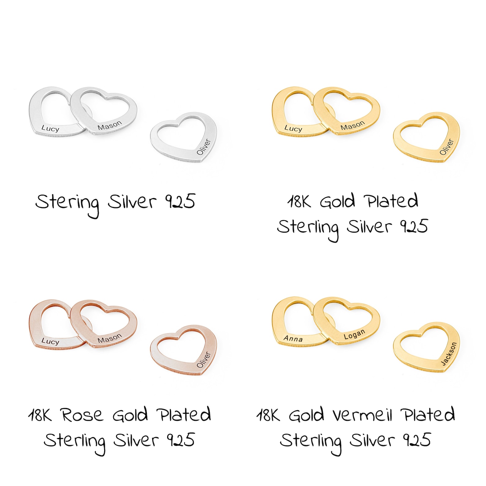 Custom Made Engraved Heart Charm for Bangle Bracelet in 18K - Etsy