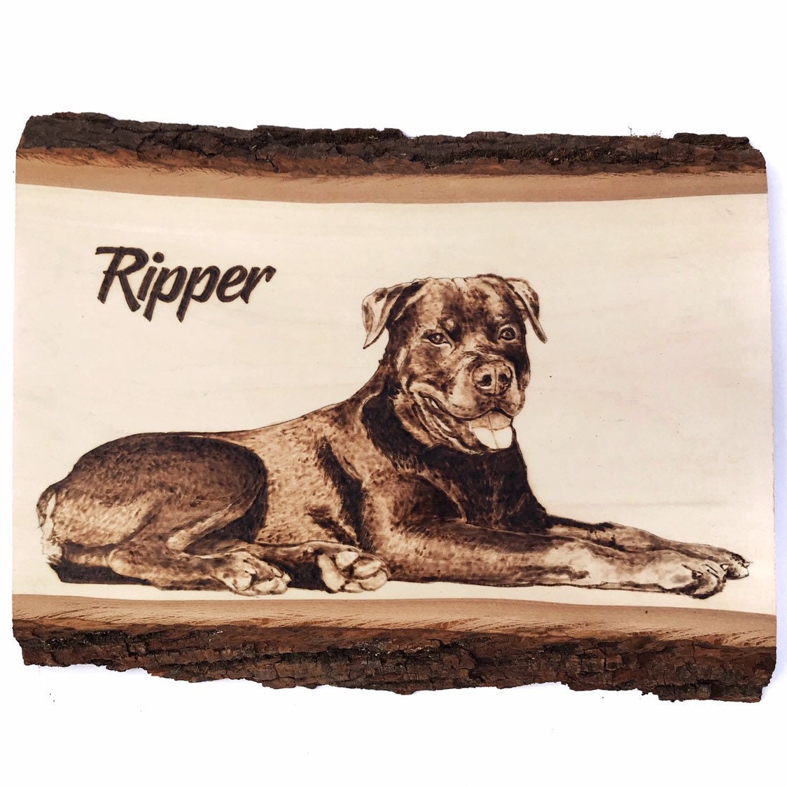 Dog Portrait Pet Portrait Woodburned Pet Portrait Pet Remembrance Gift ...
