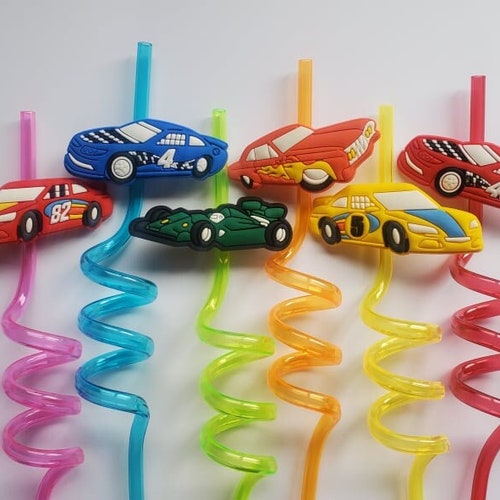 Race Car Reusable Straw Favors Kids Party Favors Preschool - Etsy