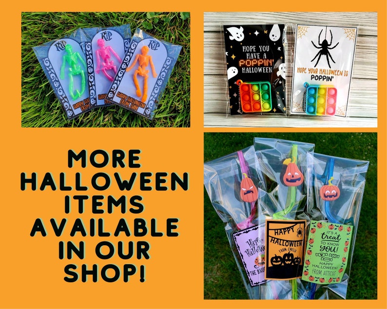 Halloween Party Favors Halloween Classroom Gift Halloween - Etsy