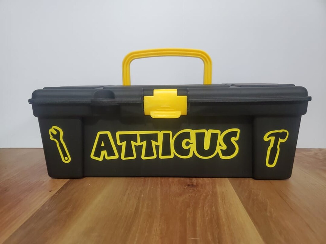 Kids Tool Box, Construction Theme Party, Personalized Tool Box ...