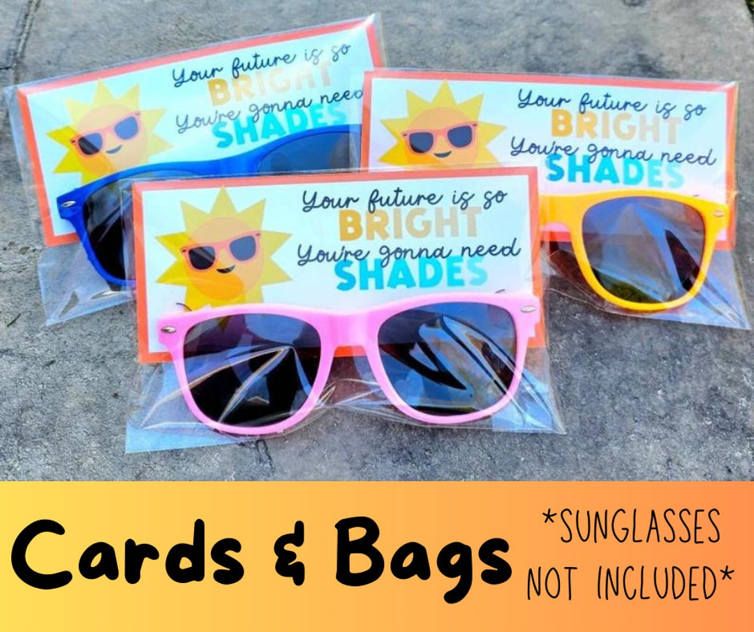 Kids Sunglass Favors, End of the Year Gift, Graduation Favors, Summer ...