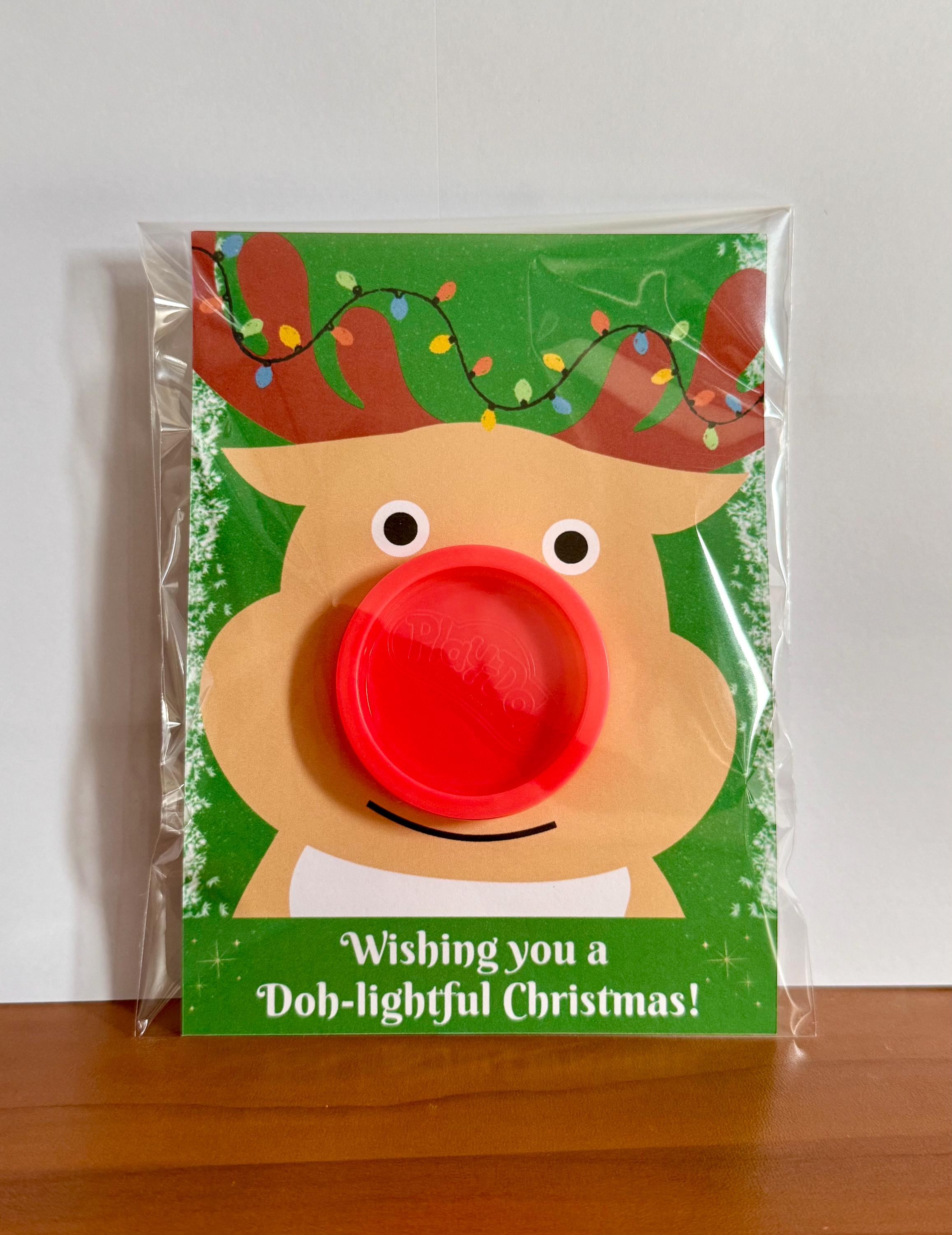 Christmas Play Doh Favor, Holiday Play Doh Favor, Kids Christmas Party ...