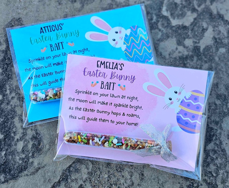 Personalized Bunny Bait, Easter Bunny Bait, Easter Bunny Food, Kids ...