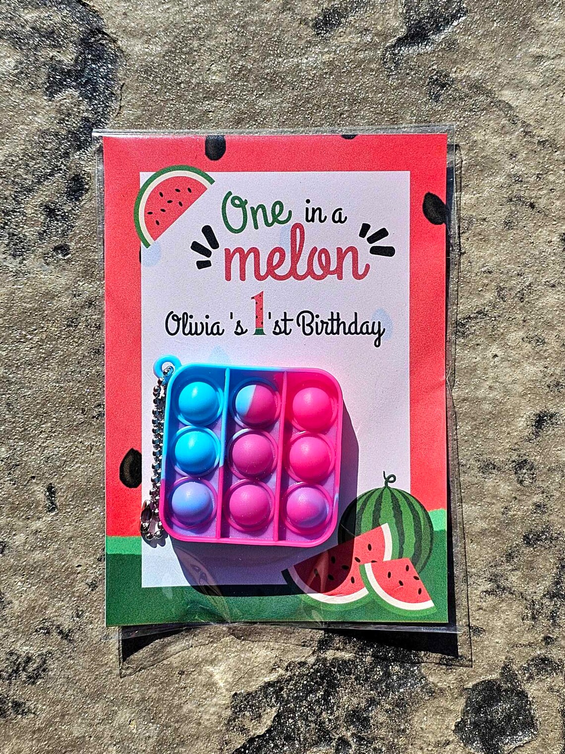 Watermelon Pop It Party, One in a Melon Theme, Watermelon Birthday ...