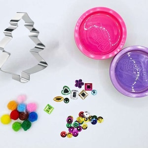 Christmas Play Doh Kit, Holiday Play Doh Kit, Kids Christmas Party ...