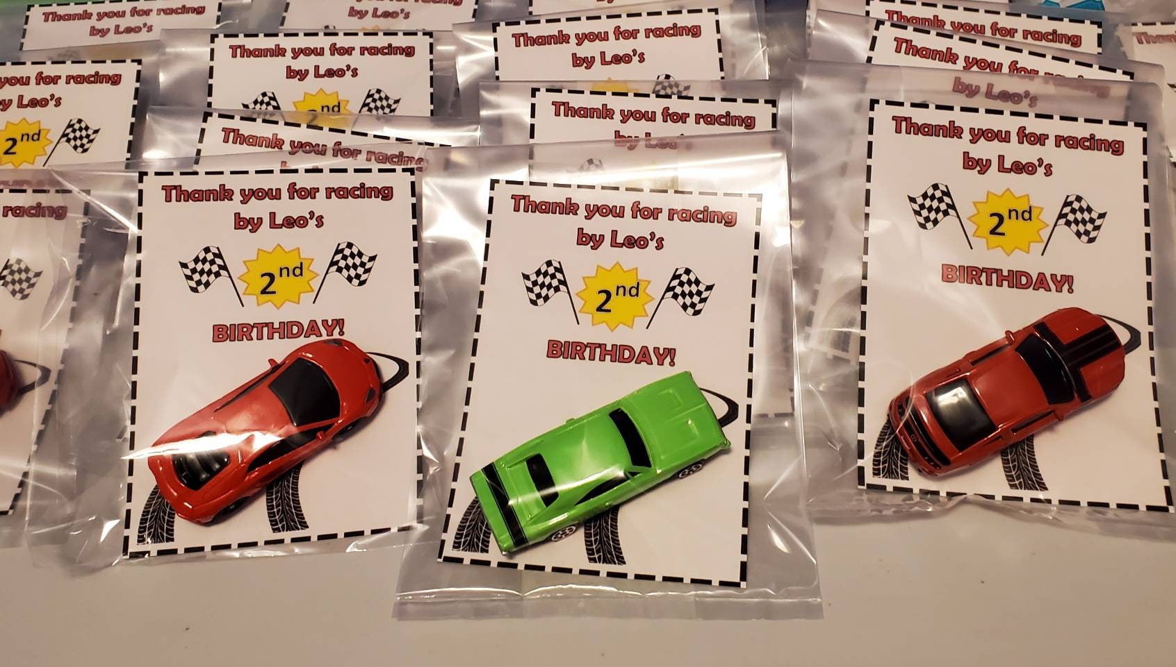 Race Car Birthday Party Favor Car Party Favor Classroom - Etsy