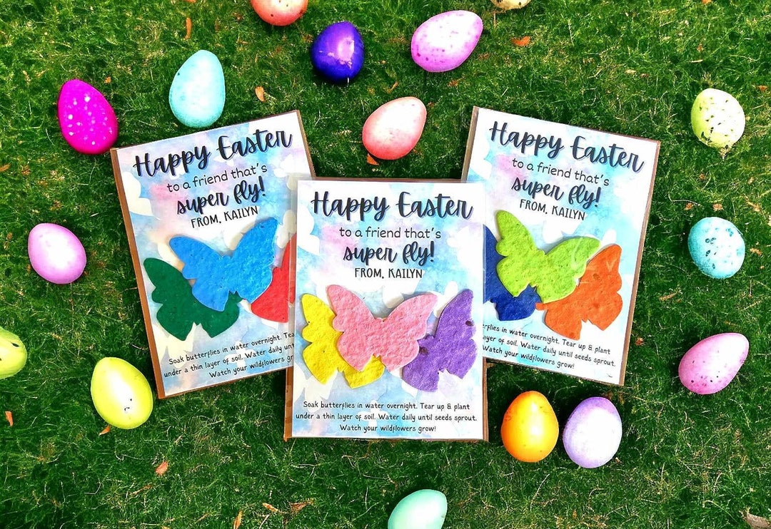 Easter Plantable Seed Favors, Kids Easter Party Favors, Easter ...