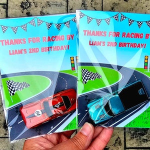 Race Car Birthday Party Favor, Car Party Favor, Classroom Gift ...