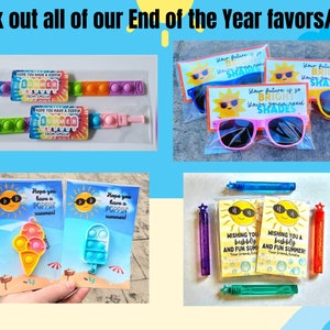 End of School Student Gift, End of the Year Gift, Classroom Favors ...