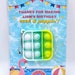 Pool Party Pop It Favors, Summer Birthday Party, Kids Pool Party, Kids ...