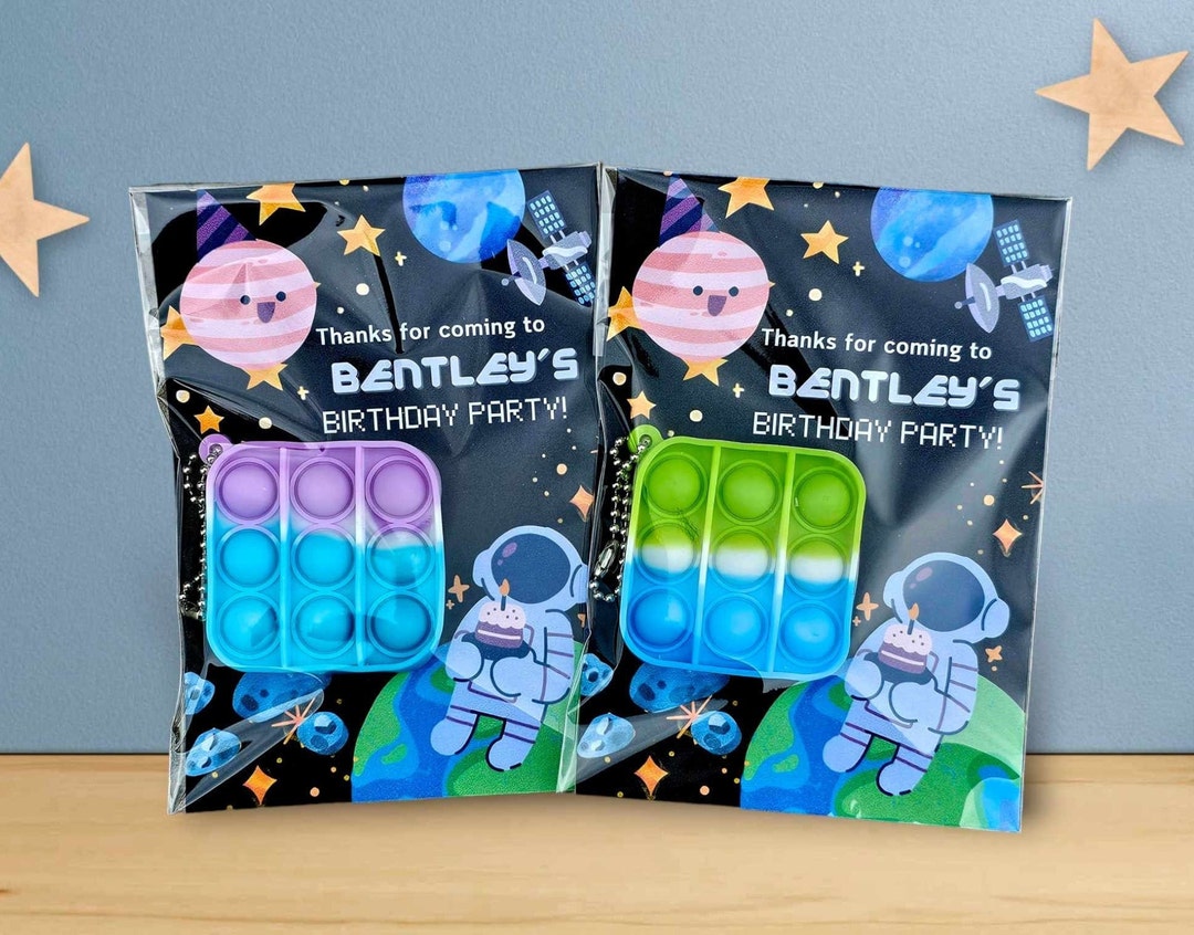 Space Pop It Favor, Outer Space Birthday, Space Birthday, Out of This ...