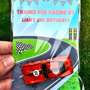 Race Car Birthday Party Favor, Car Party Favor, Classroom Gift ...