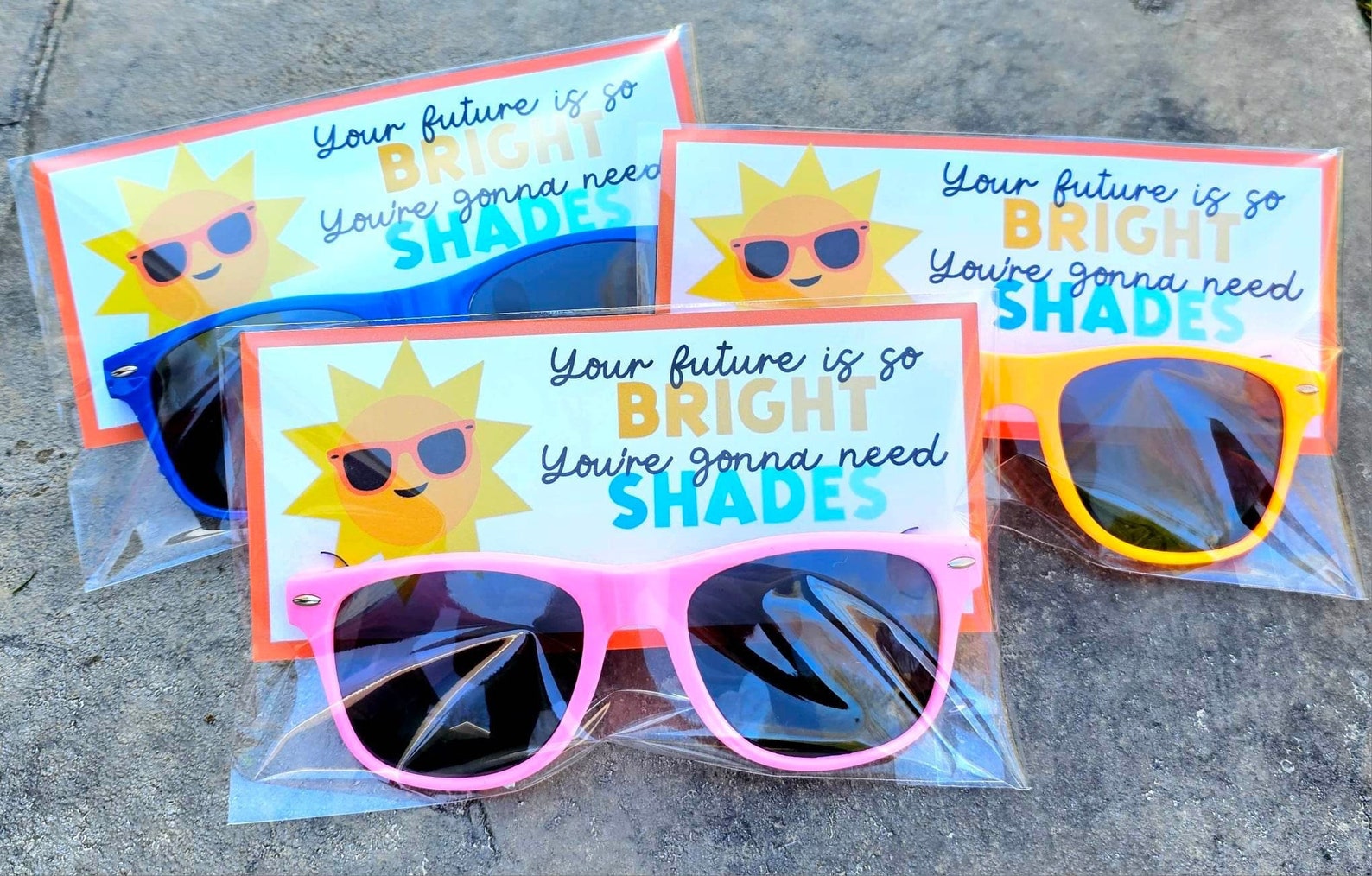 Kids Sunglass Favors, End of the Year Gift, Graduation Favors, Summer ...