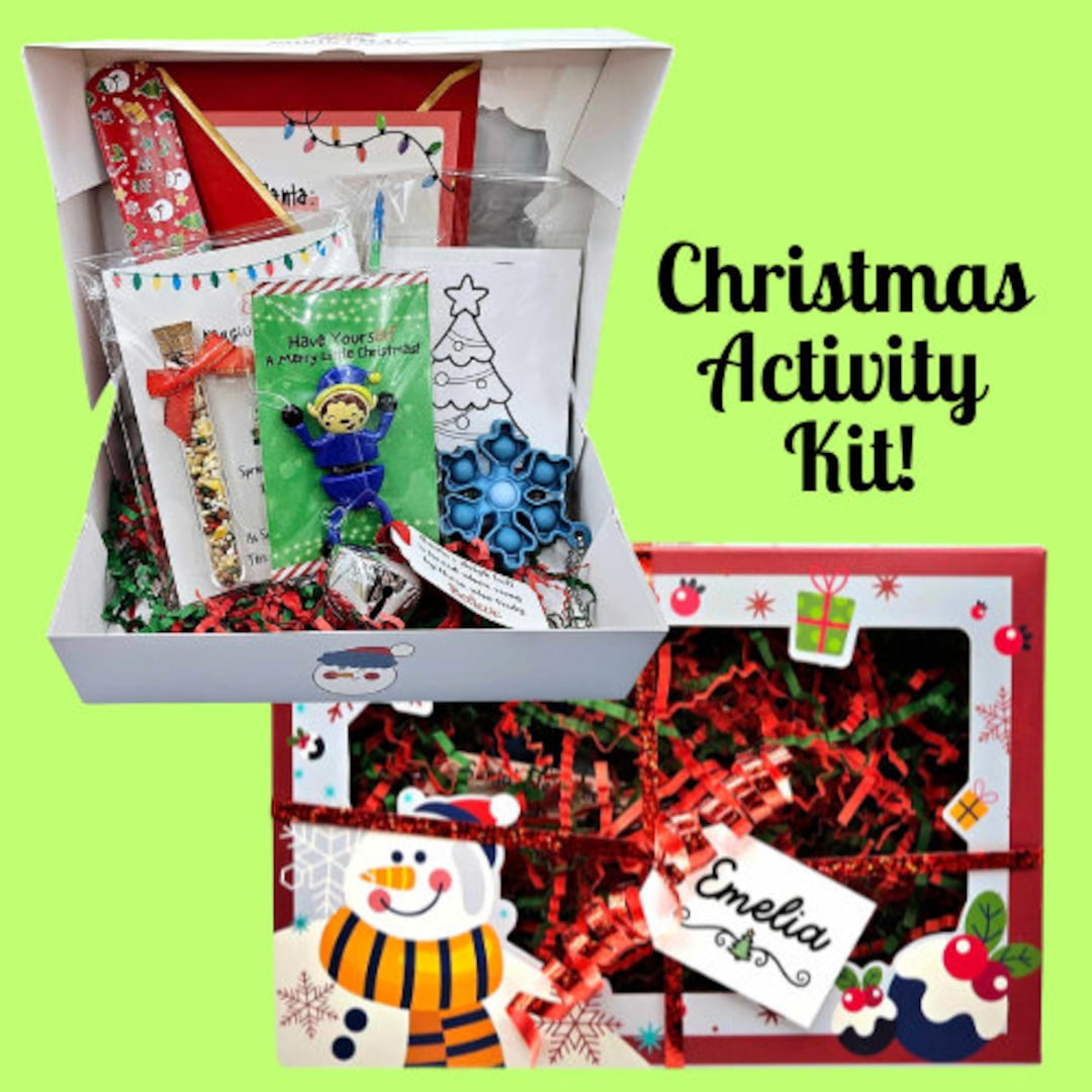 Kids Personalized Christmas Kit, Christmas Eve Box, Christmas Activity ...