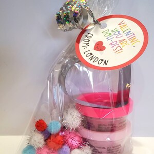Valentine Play Doh Kit, Kids Valentine's Party Favors, Valentine's Day ...