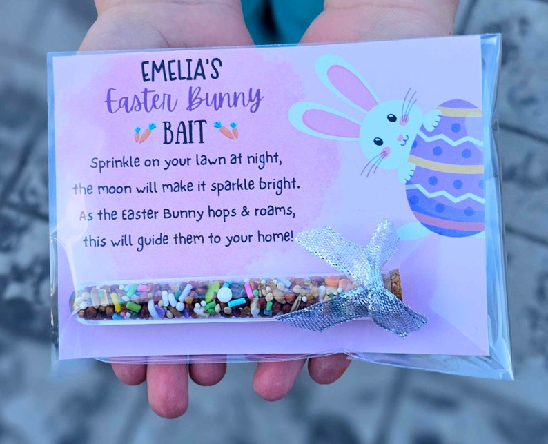 Personalized Bunny Bait, Easter Bunny Bait, Easter Bunny Food, Kids ...