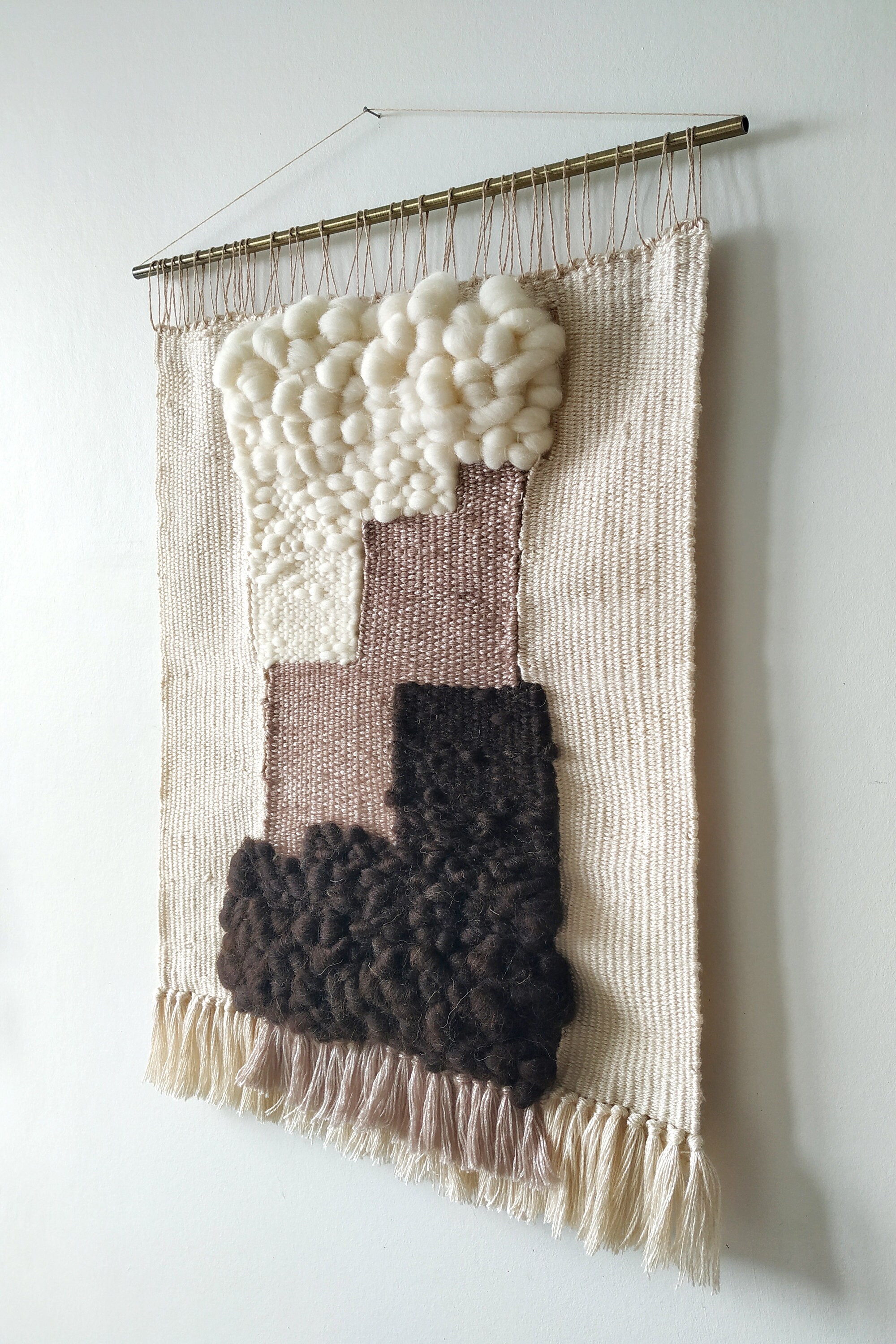 Geometric Modern Weave Wall Hanging for Aesthetic Living Room - Etsy