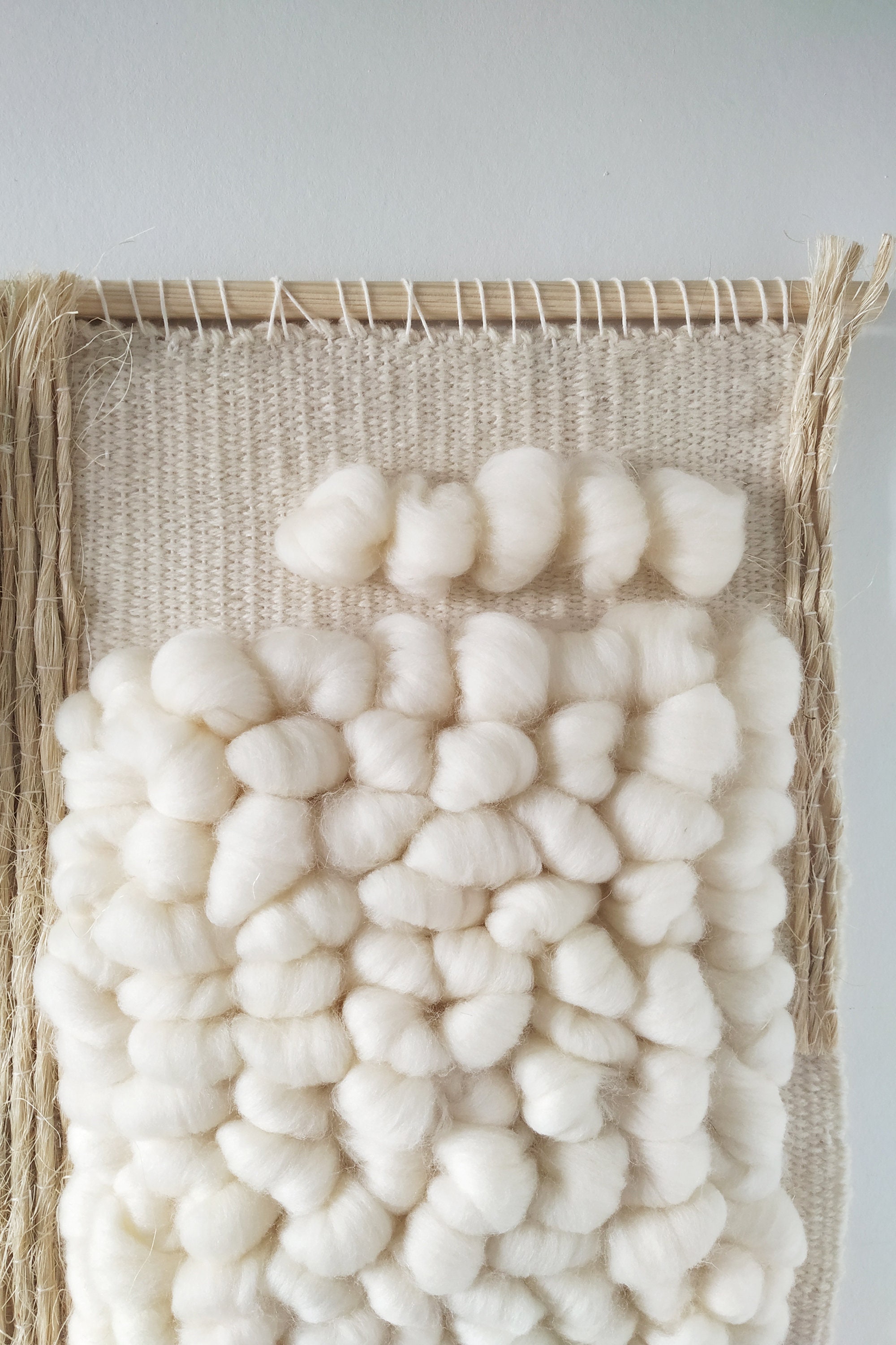 Nature Large Woven Wall Hanging Made of Wool and Cotton - Etsy