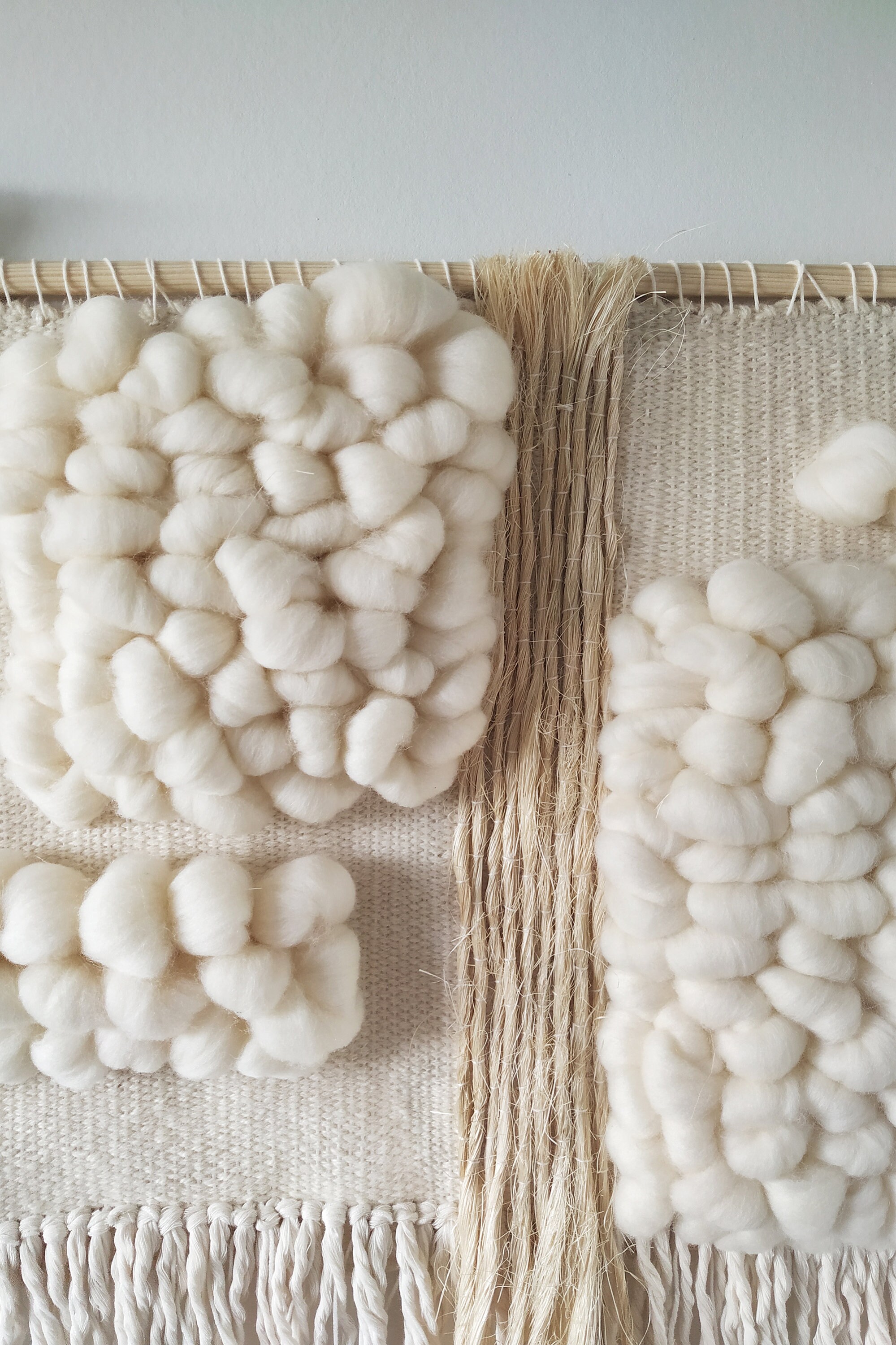 Nature Large Woven Wall Hanging Made of Wool and Cotton - Etsy