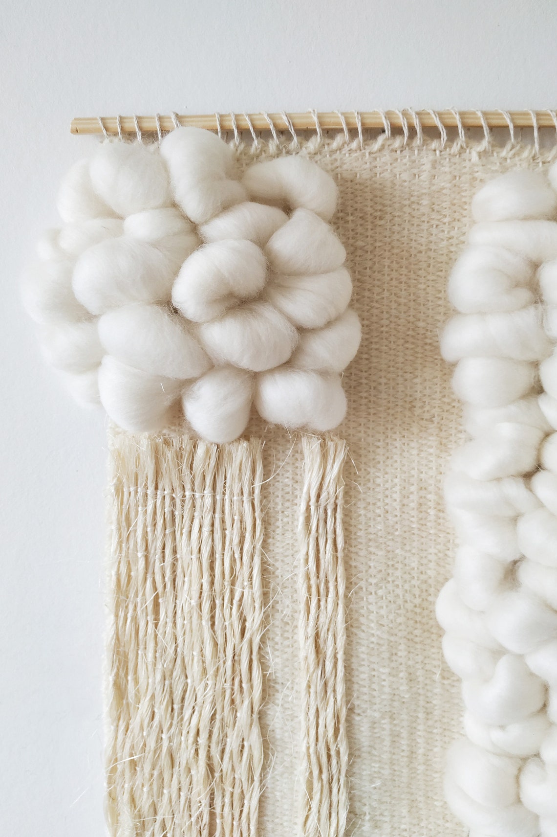 Nature Large Woven Wall Hanging Made of Wool and Cotton - Etsy