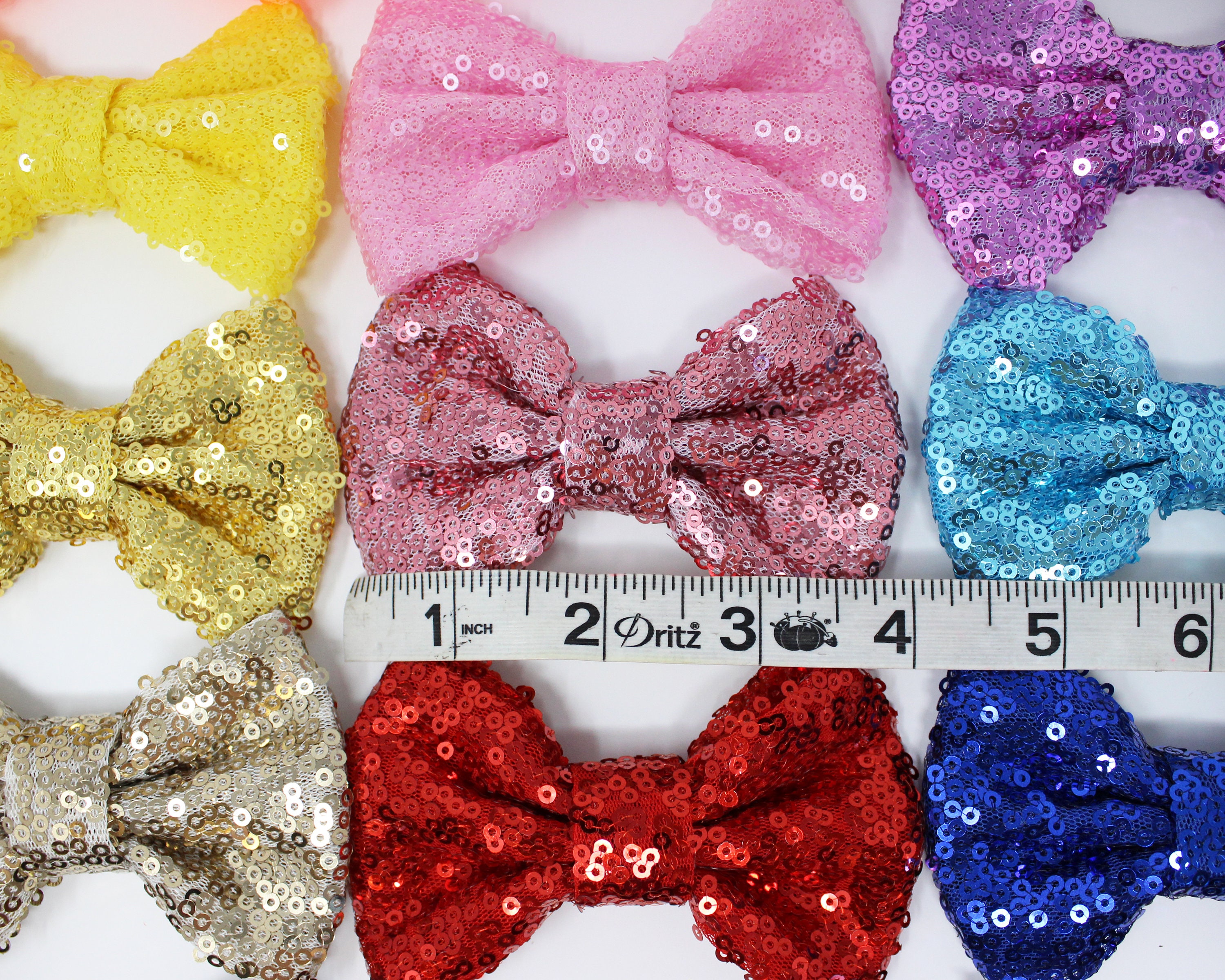 Sequin Bows 4 Sequin Bows 4 Inch Sequin Bows Bulk - Etsy