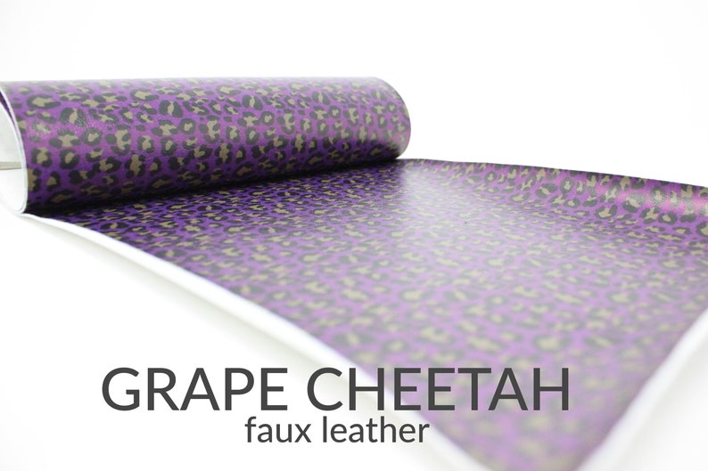 PURPLE Faux Leather Fabric Faux Purple Leather Fabric - Etsy
