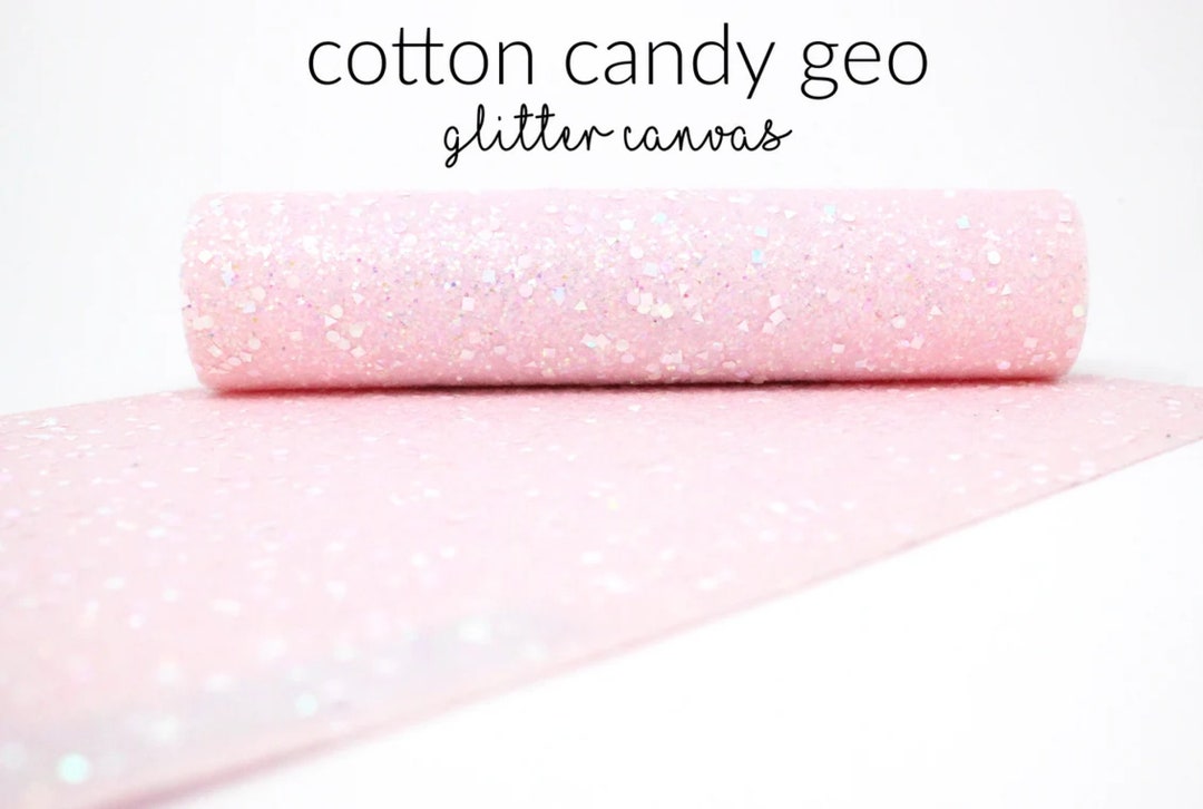 Cotton Candy Geo Chunky Glitter Canvas Sheets | Pink Glitter Canvas ...